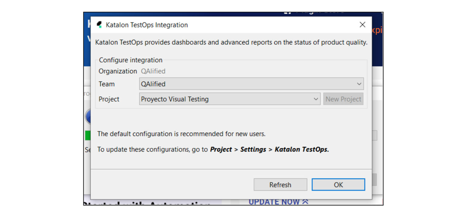Visual Testing Automation with Katalon
