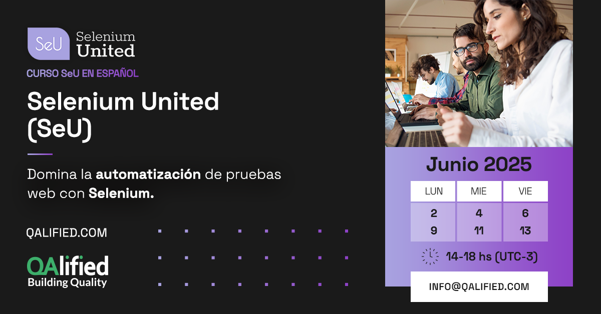 Capacitacitación en automatización de pruebas con Selenium